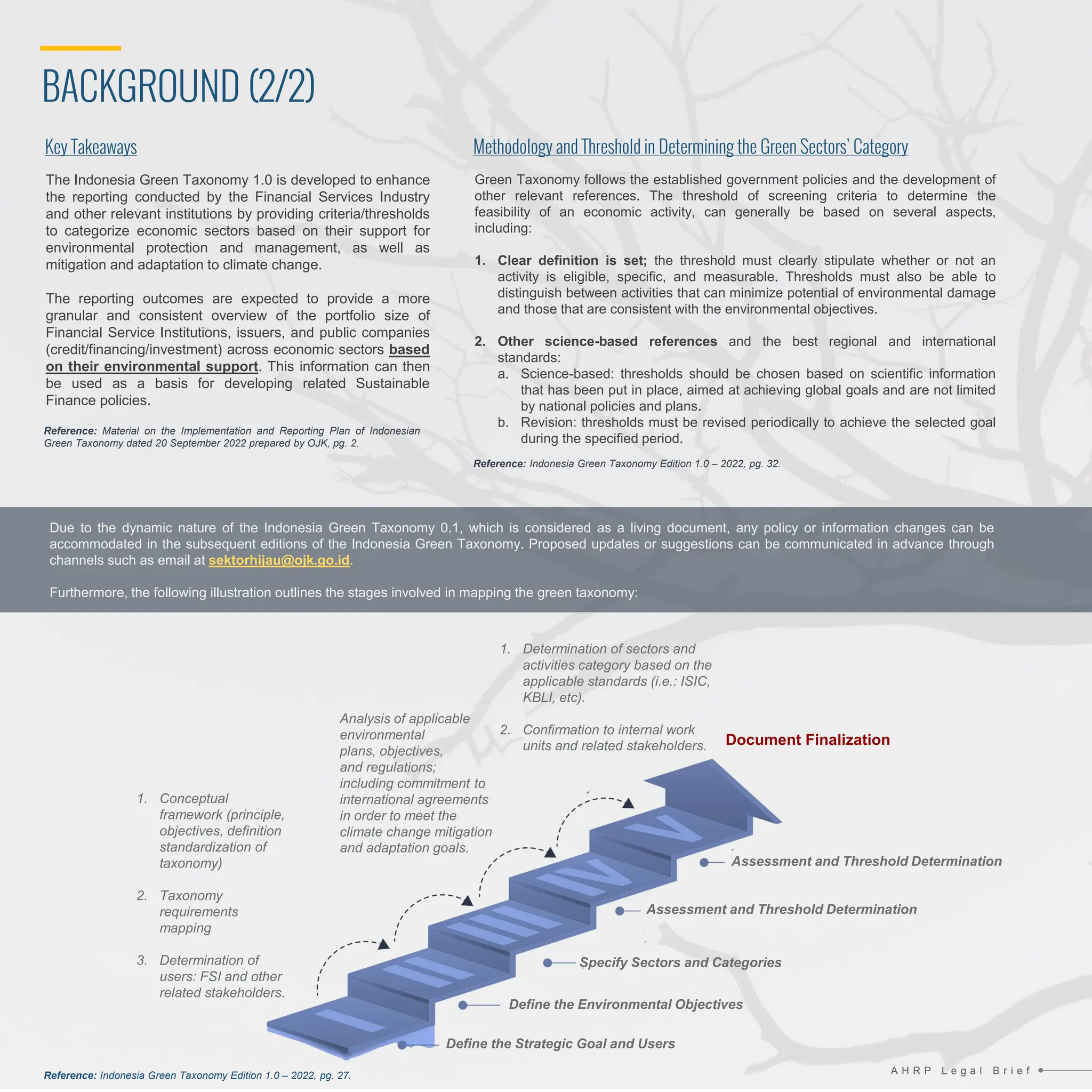 Indonesia Green Taxonomy: Towards a More Sustainable Financial System | PDF