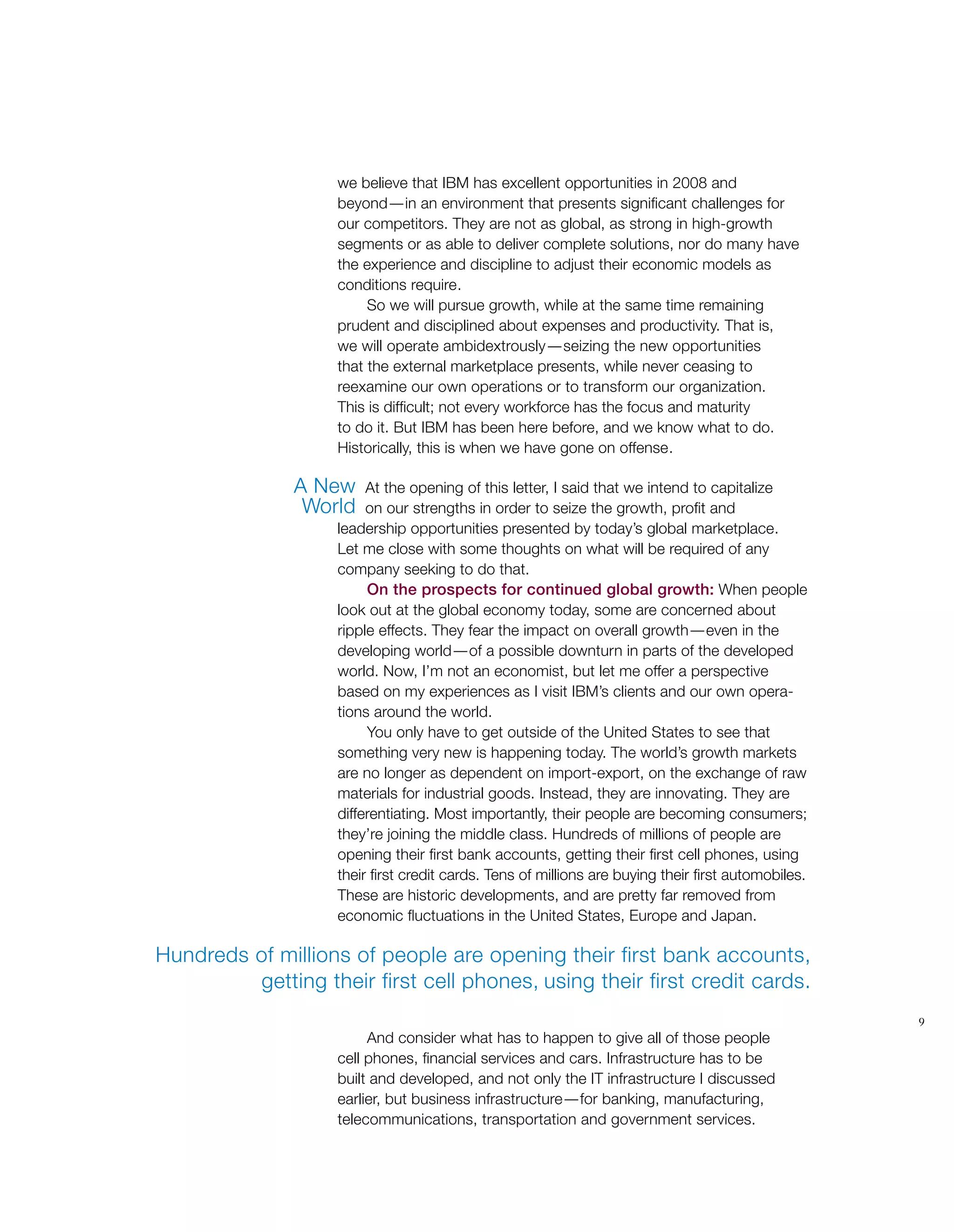 IBM Annual report 2007 | PDF