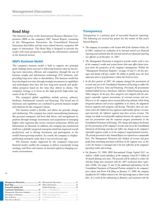 IBM Annual report 2007 | PDF