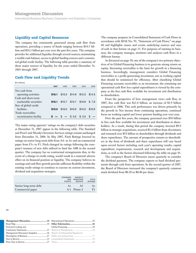 IBM Annual report 2007 | PDF