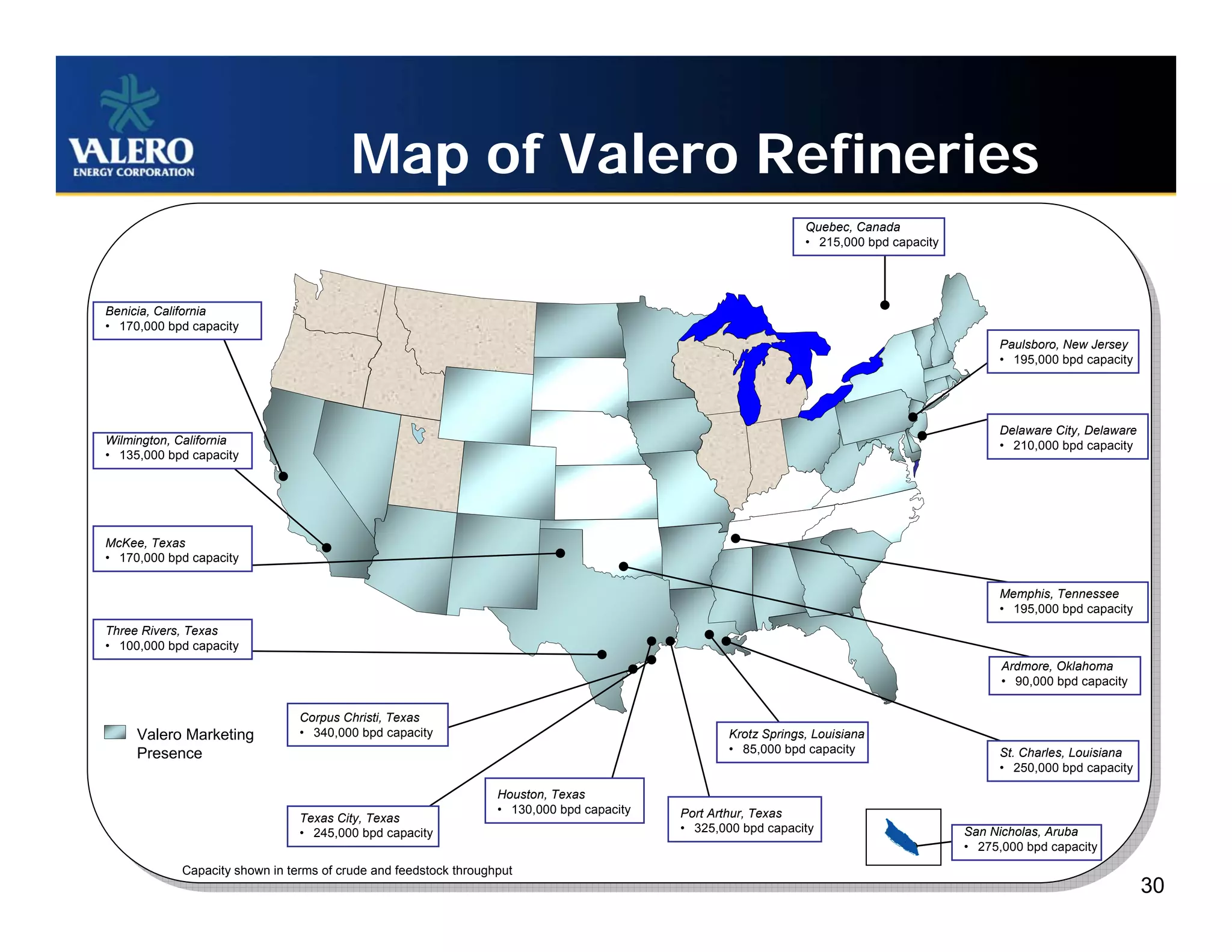 valero energy Benicia Refinery Tour – July 9, 2007 | PDF