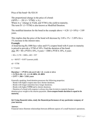 Security Analysis and Portfolio Theory | PDF | Stocks and Bonds ...