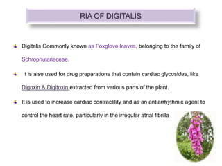 ria on digitalis | PPTX