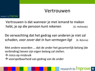 100827 vertrouwen learning lane | PPT | Business | Business and Finance