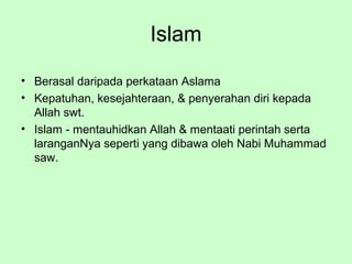 1008461 9 islam agama syumul | PPT
