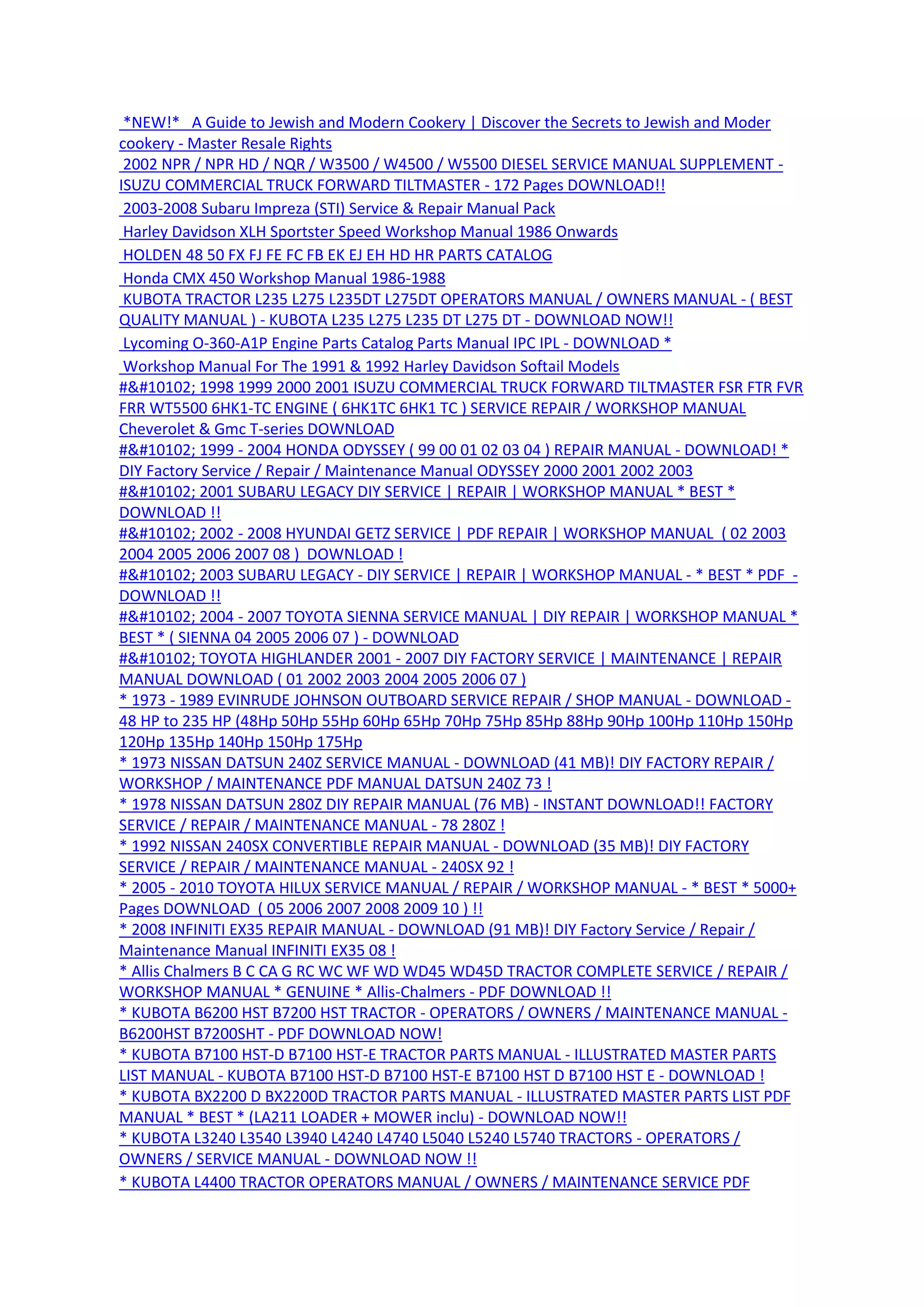 1008 manuals 23032012 | PDF