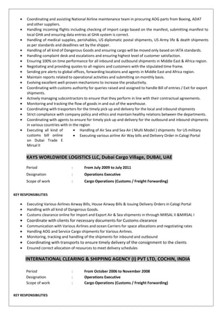 AJ CV | DOC | Air Travel | Travel Type