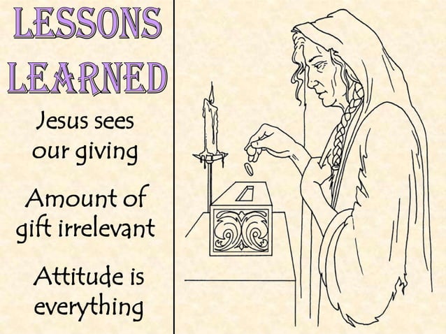 100905 The Widows Offering Mark 12 41 44 | PPTX | Christianity ...