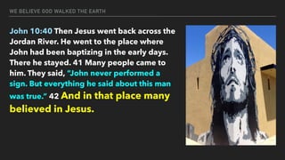 God Walked the Earth | PDF