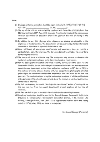 Jobs in DSIIDC, New Delhi | PDF