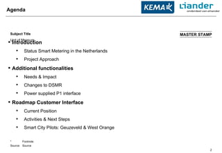 Smart Meter Roadmap Costumer Interface | PPT