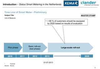 Smart Meter Roadmap Costumer Interface | PPT