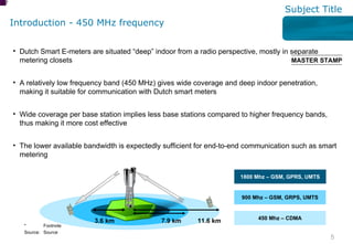 Private Radio CDMA Network for Smart Metering | PPT
