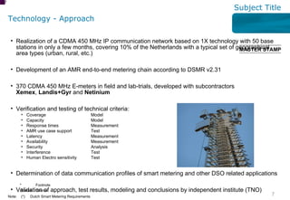 Private Radio CDMA Network for Smart Metering | PPT