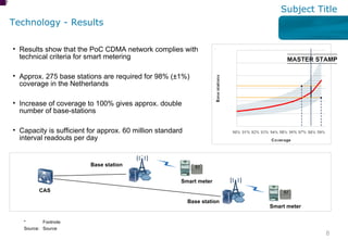 Private Radio CDMA Network for Smart Metering | PPT