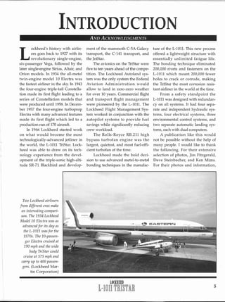 Lockheed L 1011 TriStar AirlinerTech Series Vol 8 1st Edition Jim Upton ...