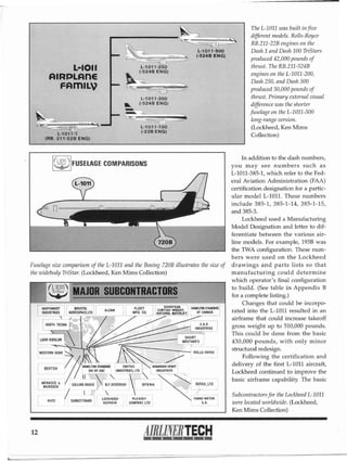 Lockheed L 1011 TriStar AirlinerTech Series Vol 8 1st Edition Jim Upton ...