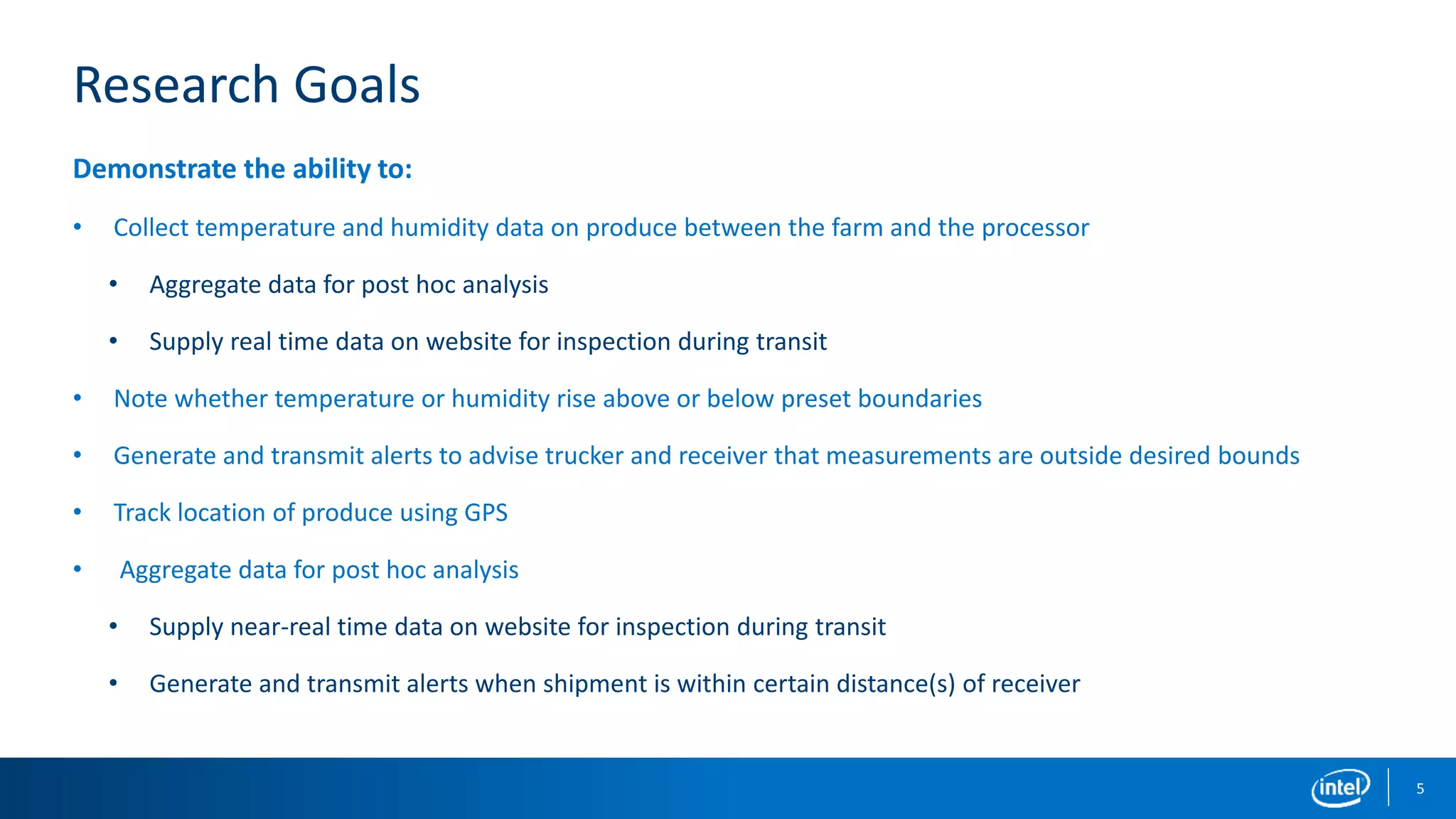 Intel Connected Logistics Platform | PPT