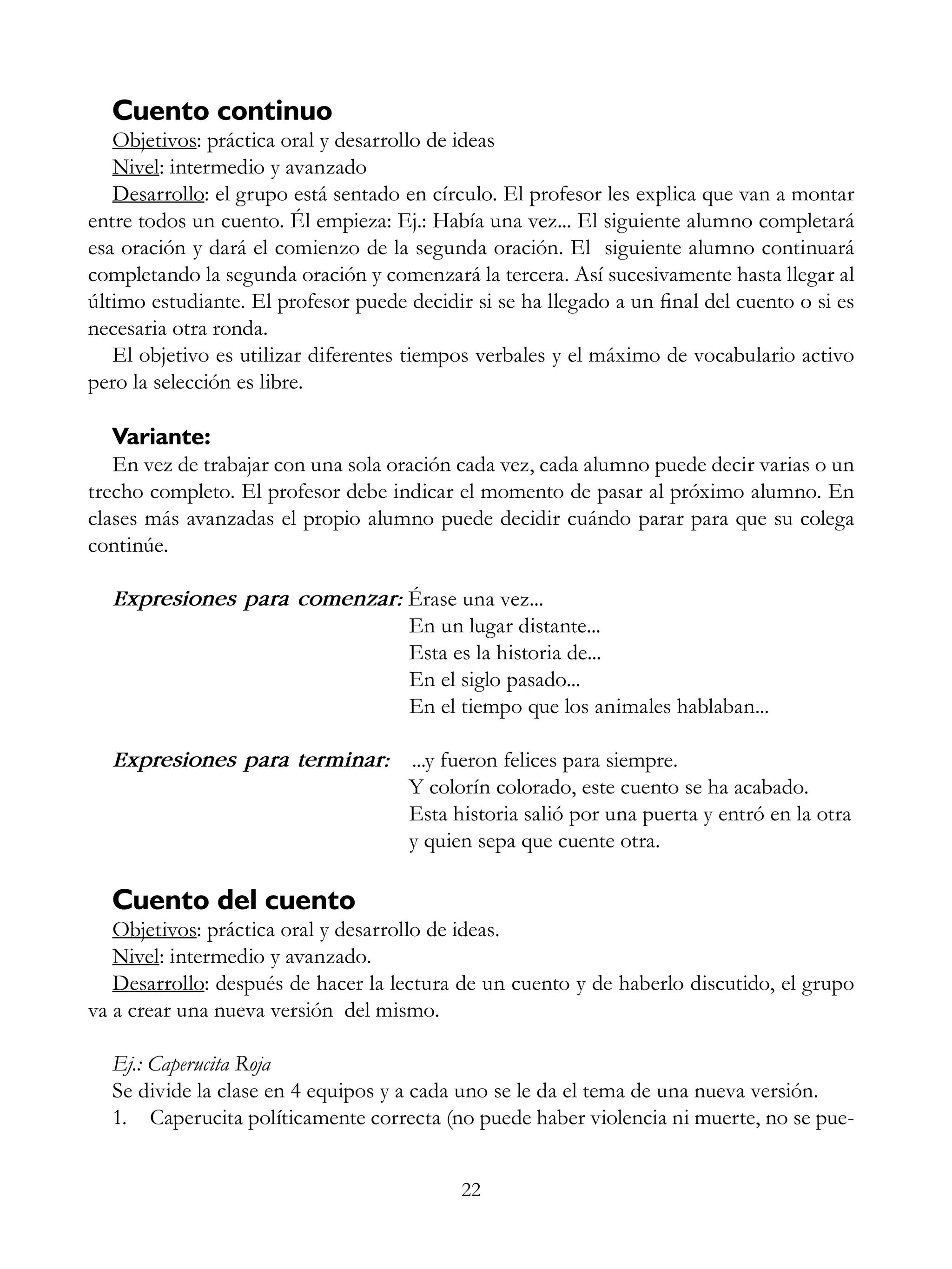 100 actividades para la ensenanza del español | PDF