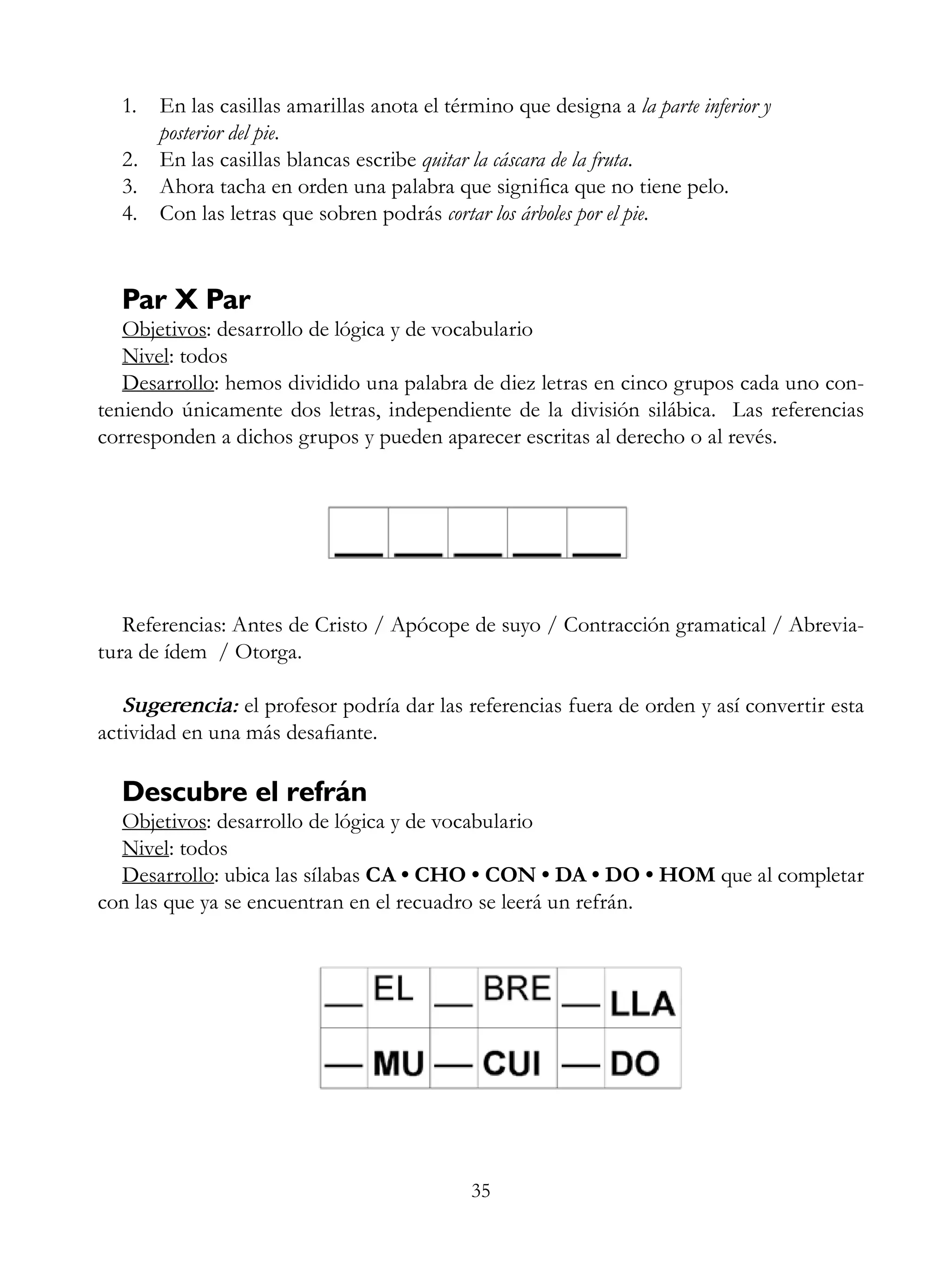 100 actividades para la ensenanza del español | PDF
