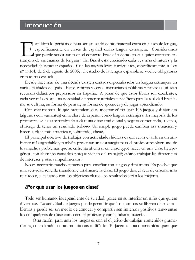 100 actividades para la ensenanza del español | PDF