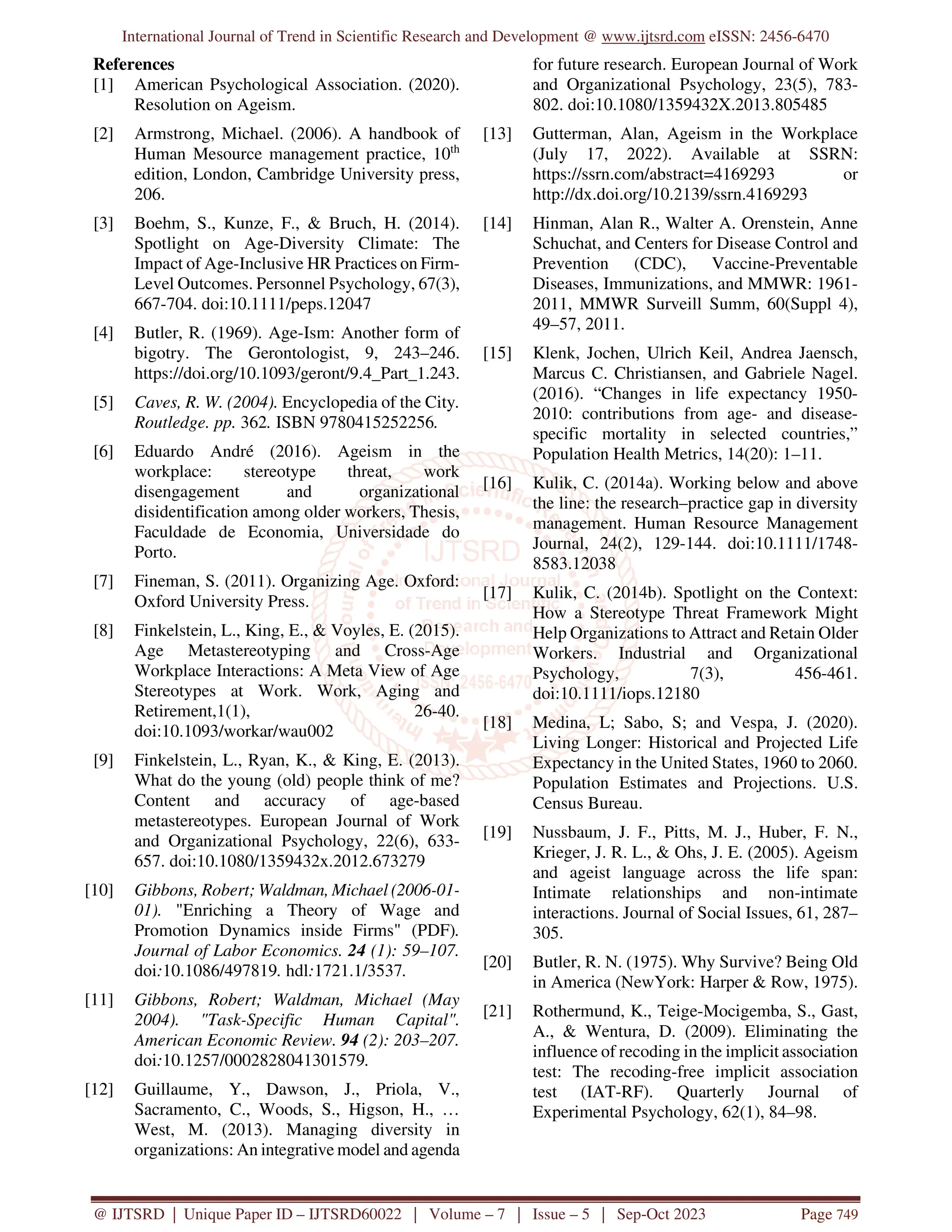 Ageism and the Contemporary Workplace | PDF