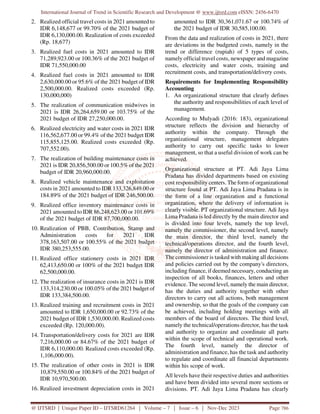 Application of Responsibility Accounting as a Tool for Cost Center ...