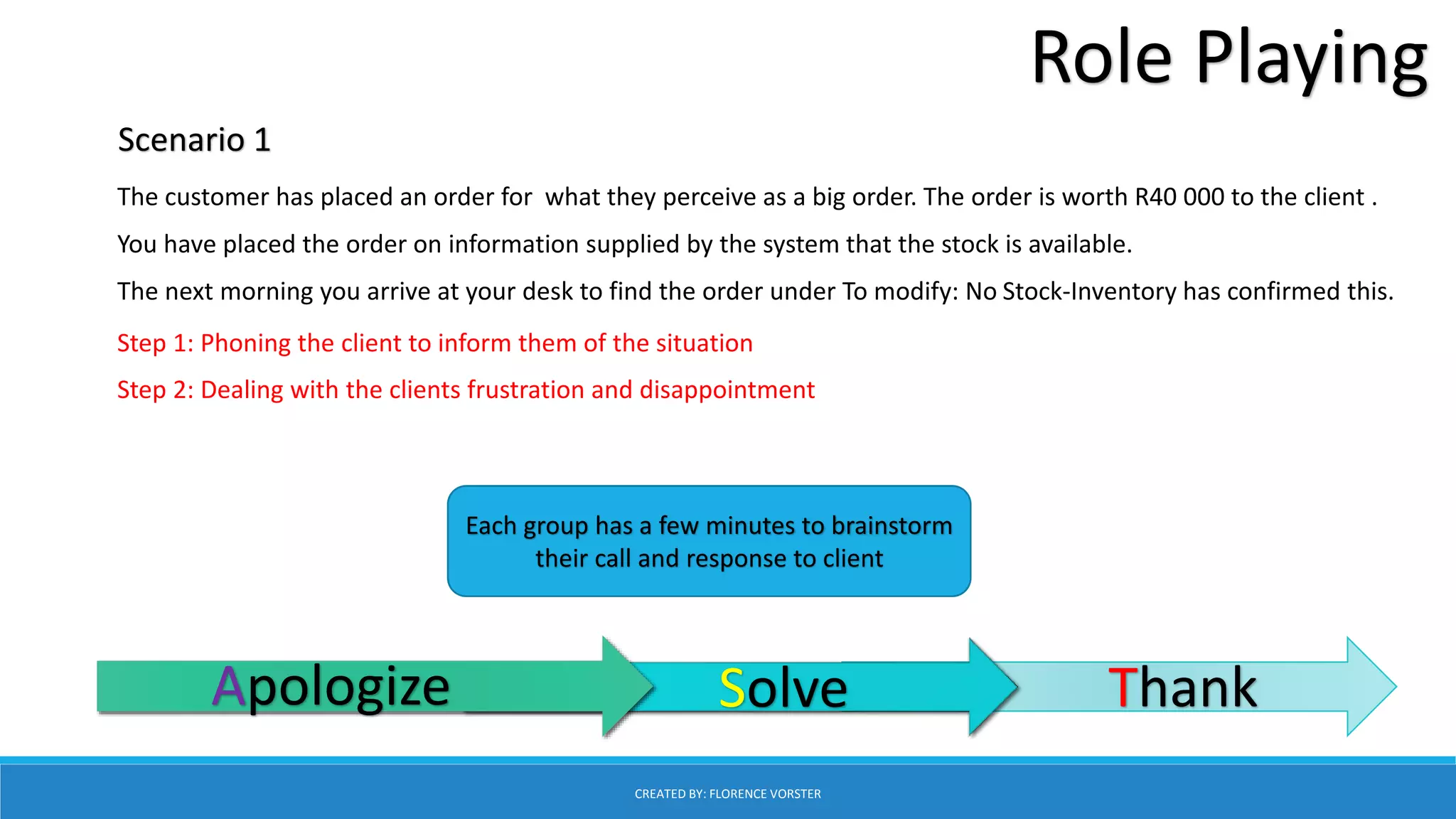 Dealing with a difficult customer | PPTX