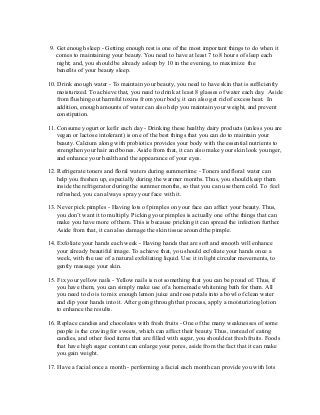 101 Beauty and Anti-Aging Tips | PDF