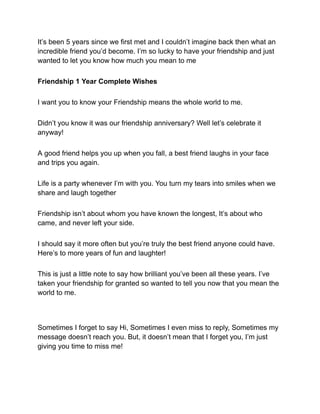 100+ Best Friendship Anniversary Quotes, Wishes and Status (1).pdf