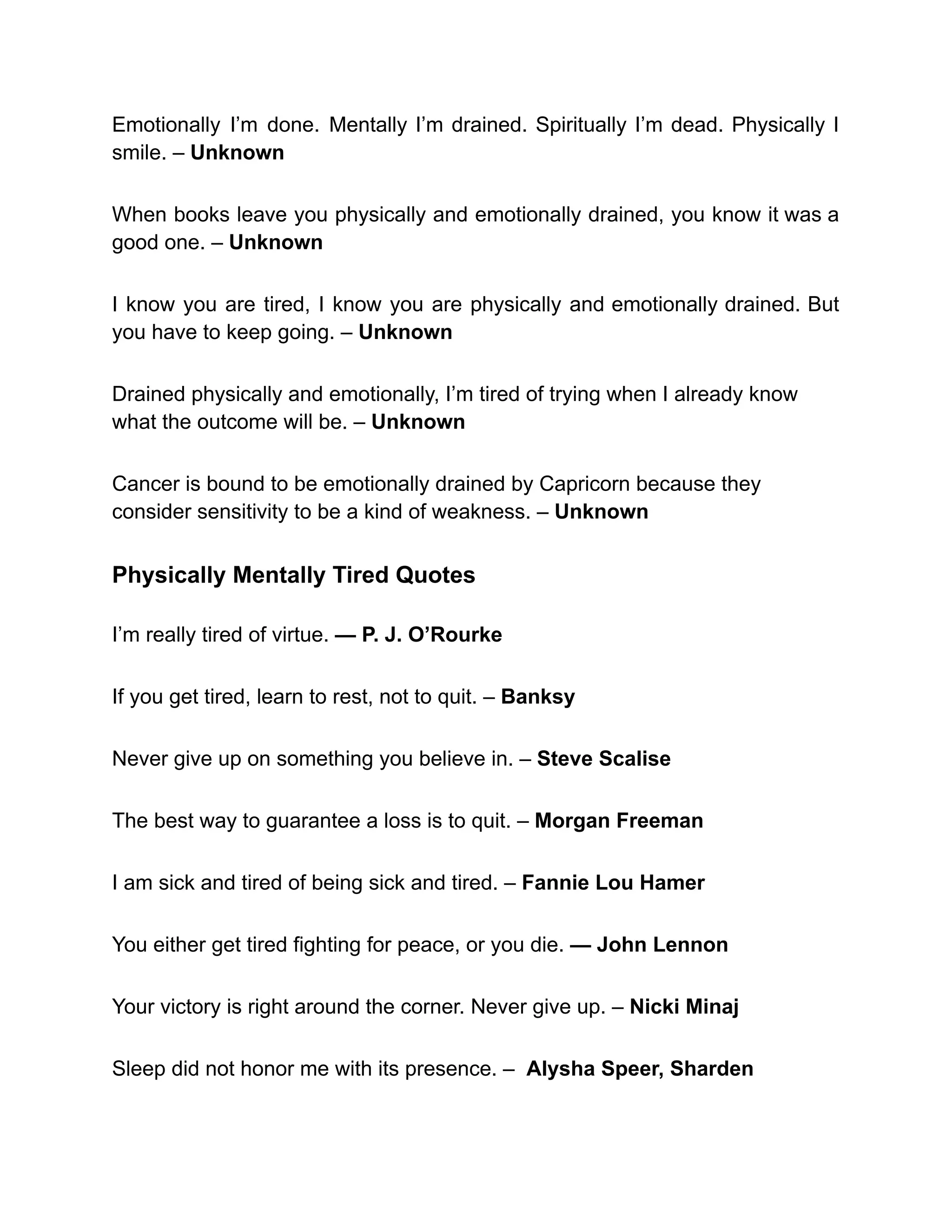 100+ Best Physically Mentally and Emotionally Tired Quotes.pdf