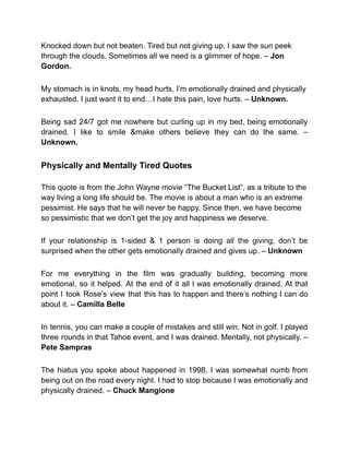 100+ Best Physically Mentally and Emotionally Tired Quotes.pdf