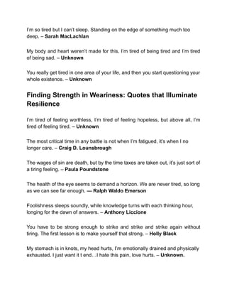 100+ Best Physically Mentally and Emotionally Tired Quotes.pdf