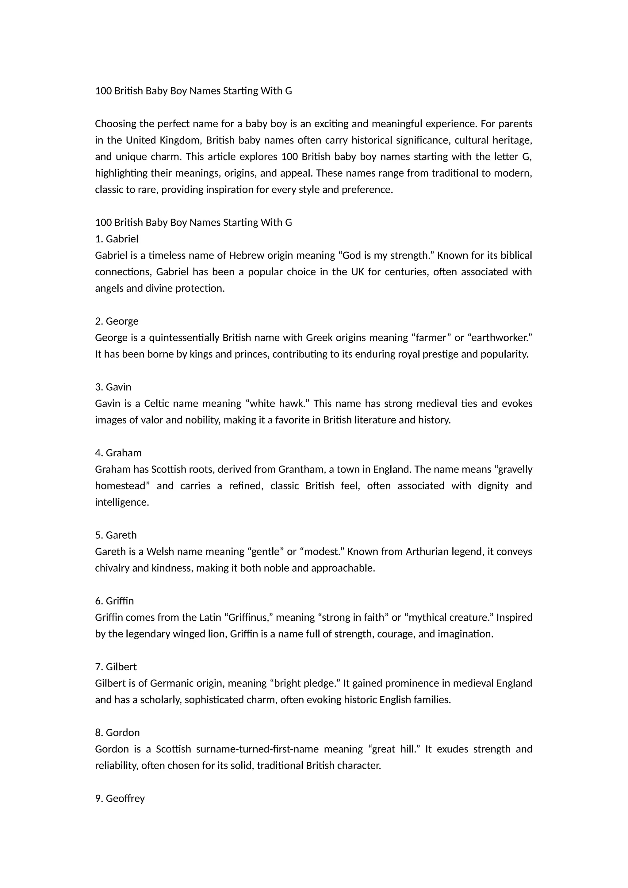 100 British Baby Boy Names Starting With G.docx