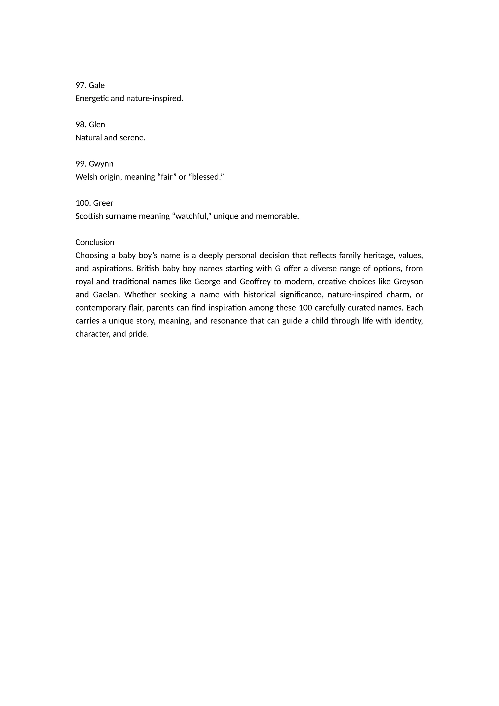 100 British Baby Boy Names Starting With G.docx