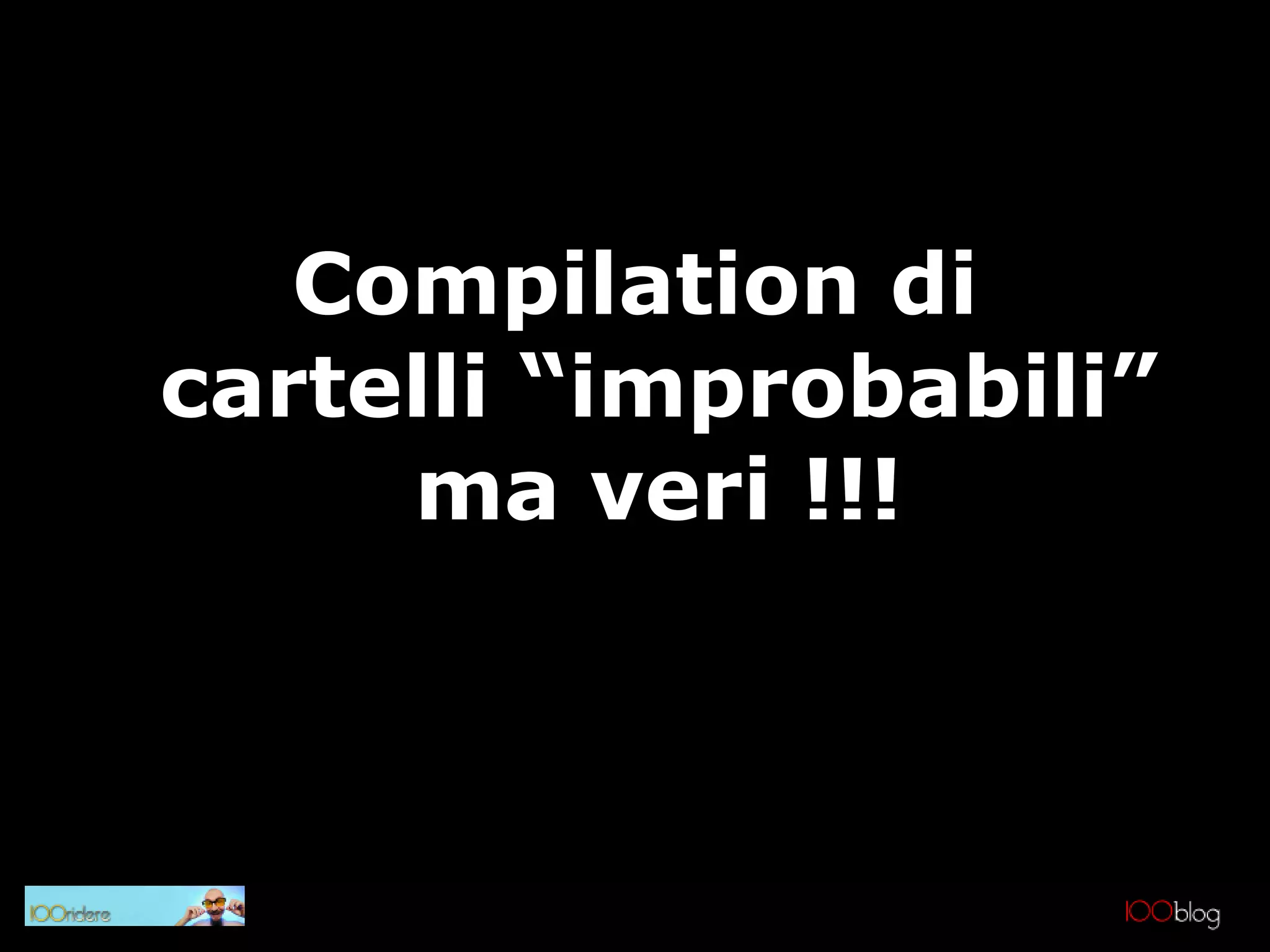 100 Cartelli 3 | PPT
