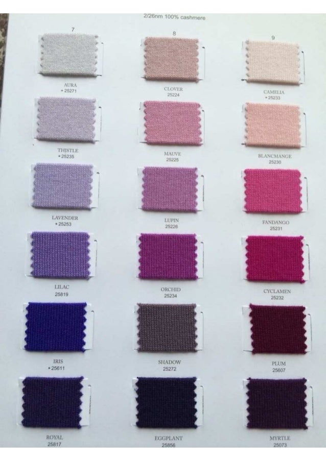 COLOR CARD - CONSINEE