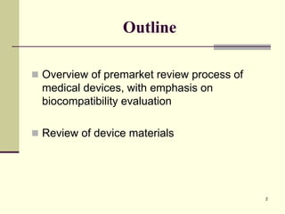 DESIGN OF IMPLANTABLE DEVICE – UNDERSTANDING THE PREMARKET REVIEW ...