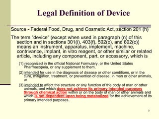 DESIGN OF IMPLANTABLE DEVICE – UNDERSTANDING THE PREMARKET REVIEW ...