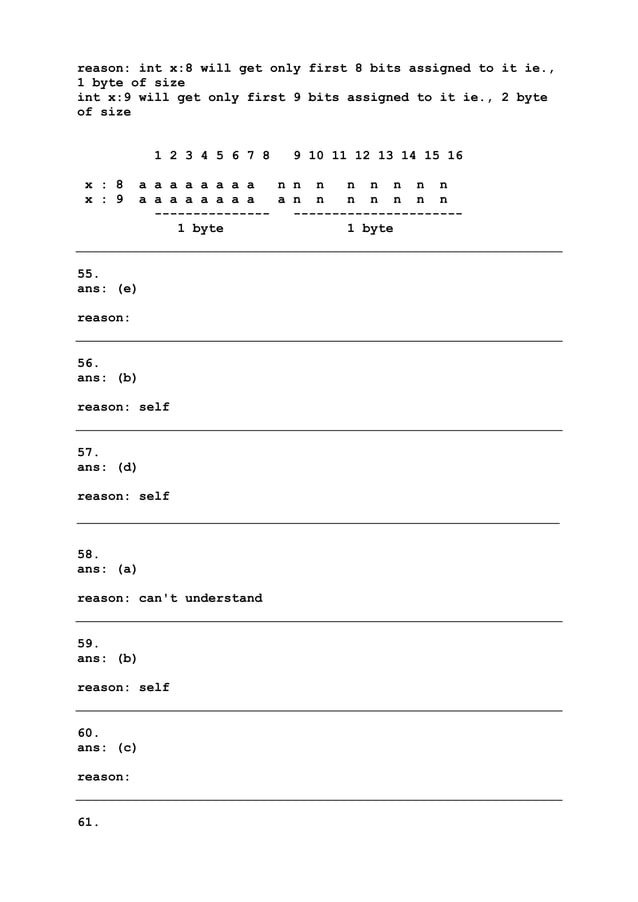 100 c interview questions answers | PDF