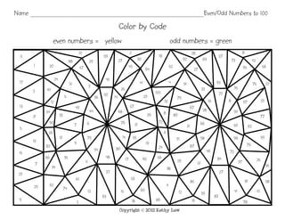 100 color by code | PPT