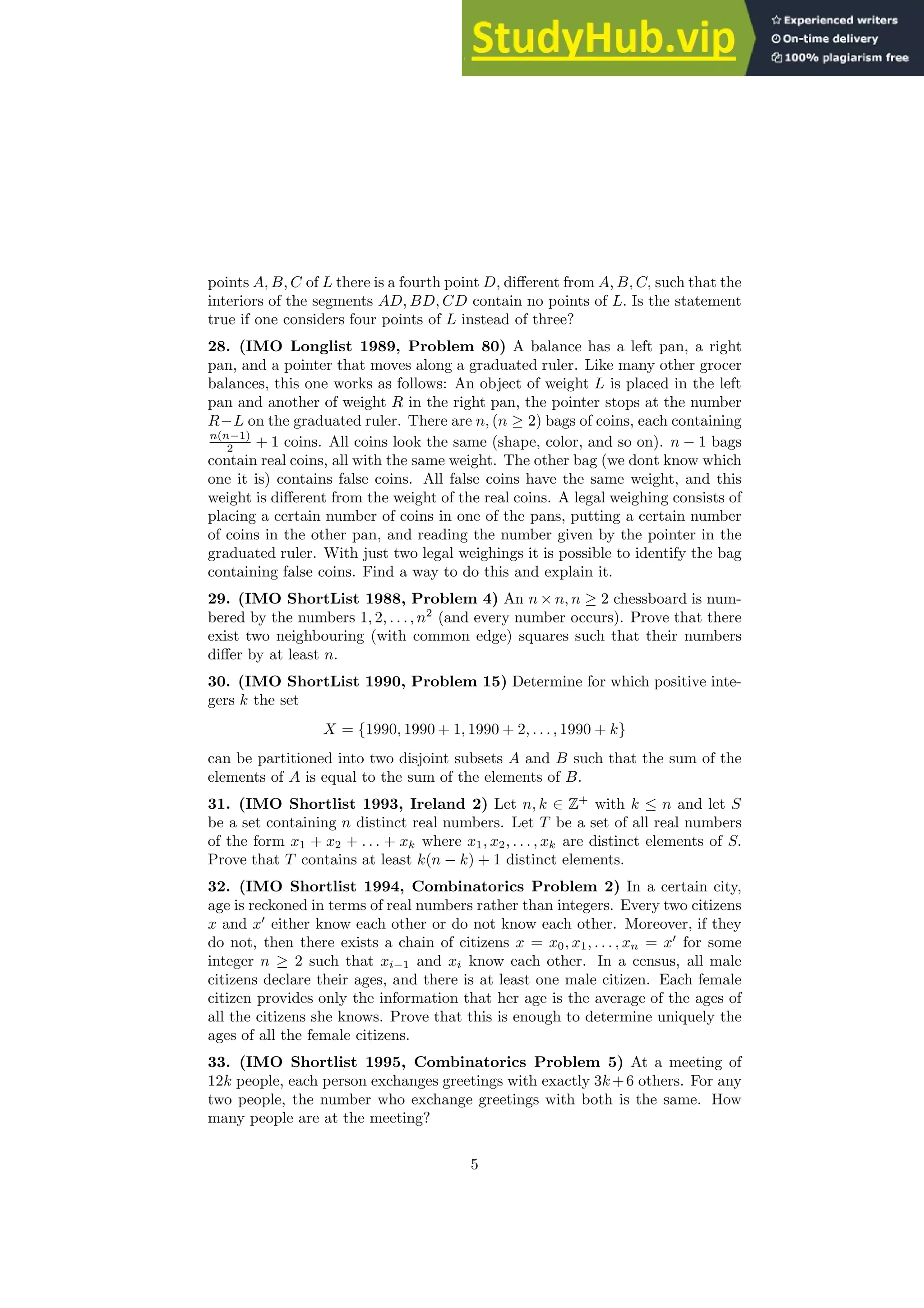100 Combinatorics Problems With Solutions Pdf