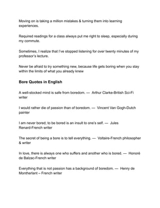 100 Crazy Boring Life Quotes _ Boring Life Status.pdf