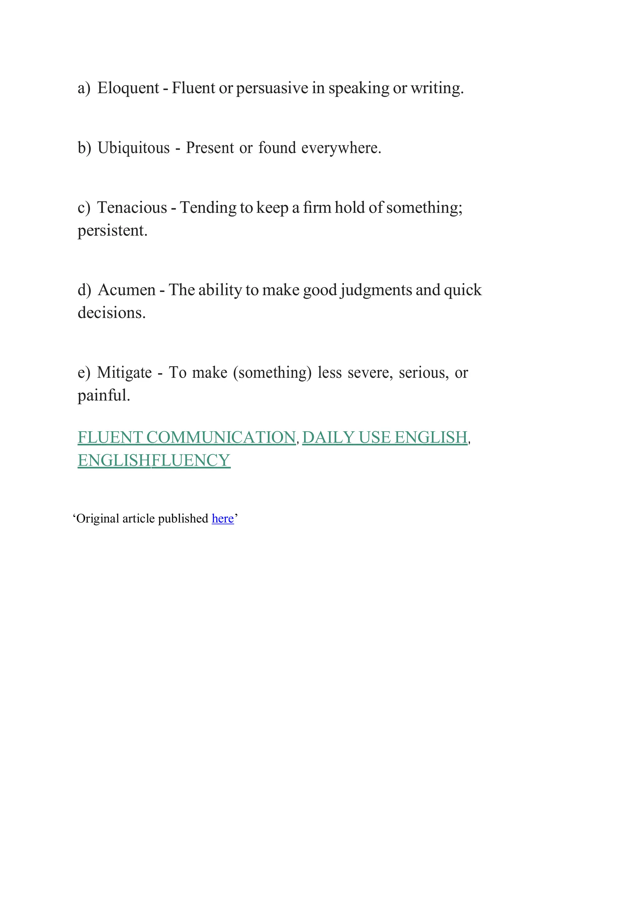 100+ Daily Use English Words for Fluent Communication.pdf