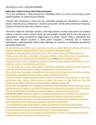 100 dana vlade | PDF