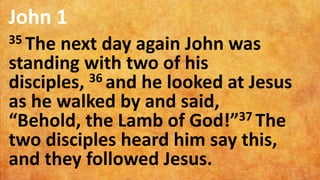 100 Days_Calling the First Disciples | PPTX