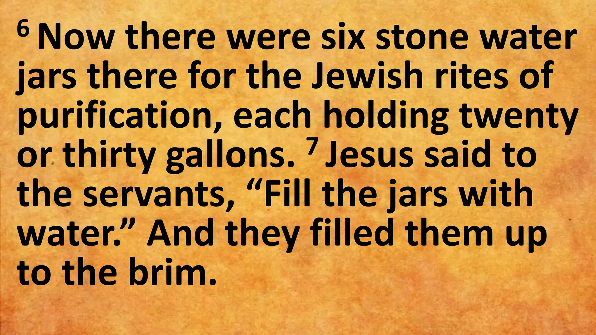 Jesus' First 100 Days: Jesus' First Miracle | PPTX