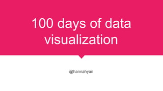 100 days of data visualization | PPT