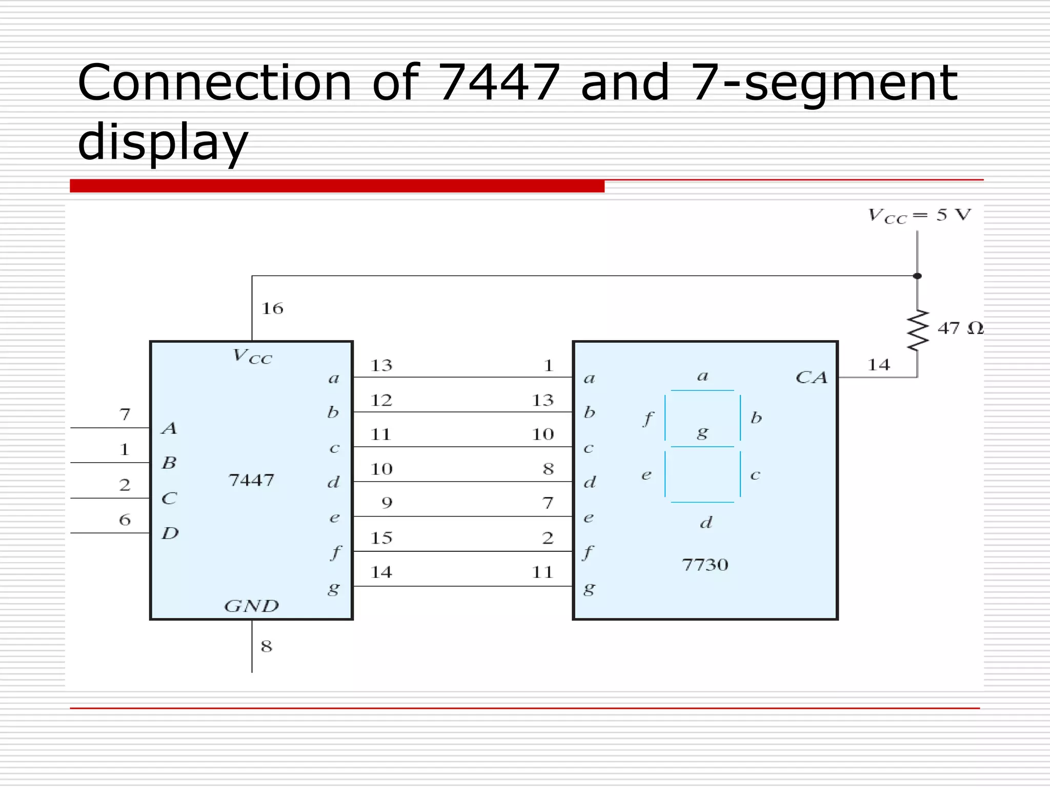 100 digital lab_7447to7segment | PPT