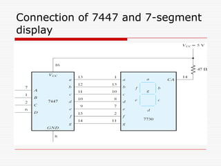 100 digital lab_7447to7segment | PPT